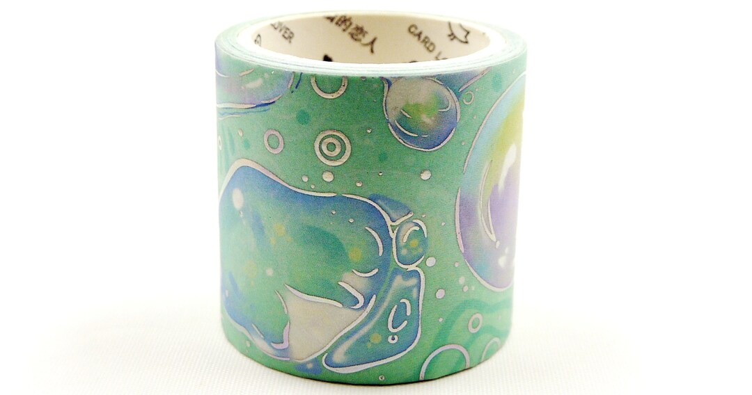 Blob - Japanese Washi Masking Paper Tape - 40mm Wide - 3.3 Yard - Etsy