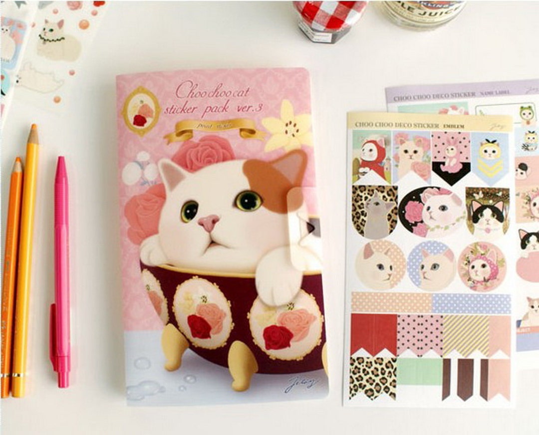 Deco Sticker Set - Choo Choo Cat Sticker Pack Ver. 3 - Point Sticker ...