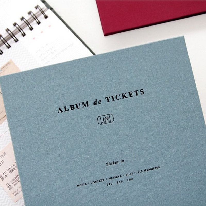 Ticket Collection Book - Etsy