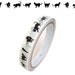 Noir Chat Translucent Narrow Sticker Tape 15mm Wide 11 - Etsy