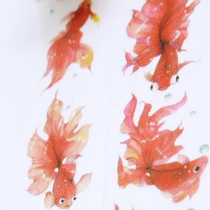 Poisson Rouge - Japanese Washi Masking Tape - 30mm Wide - 7.6 Yard - Etsy