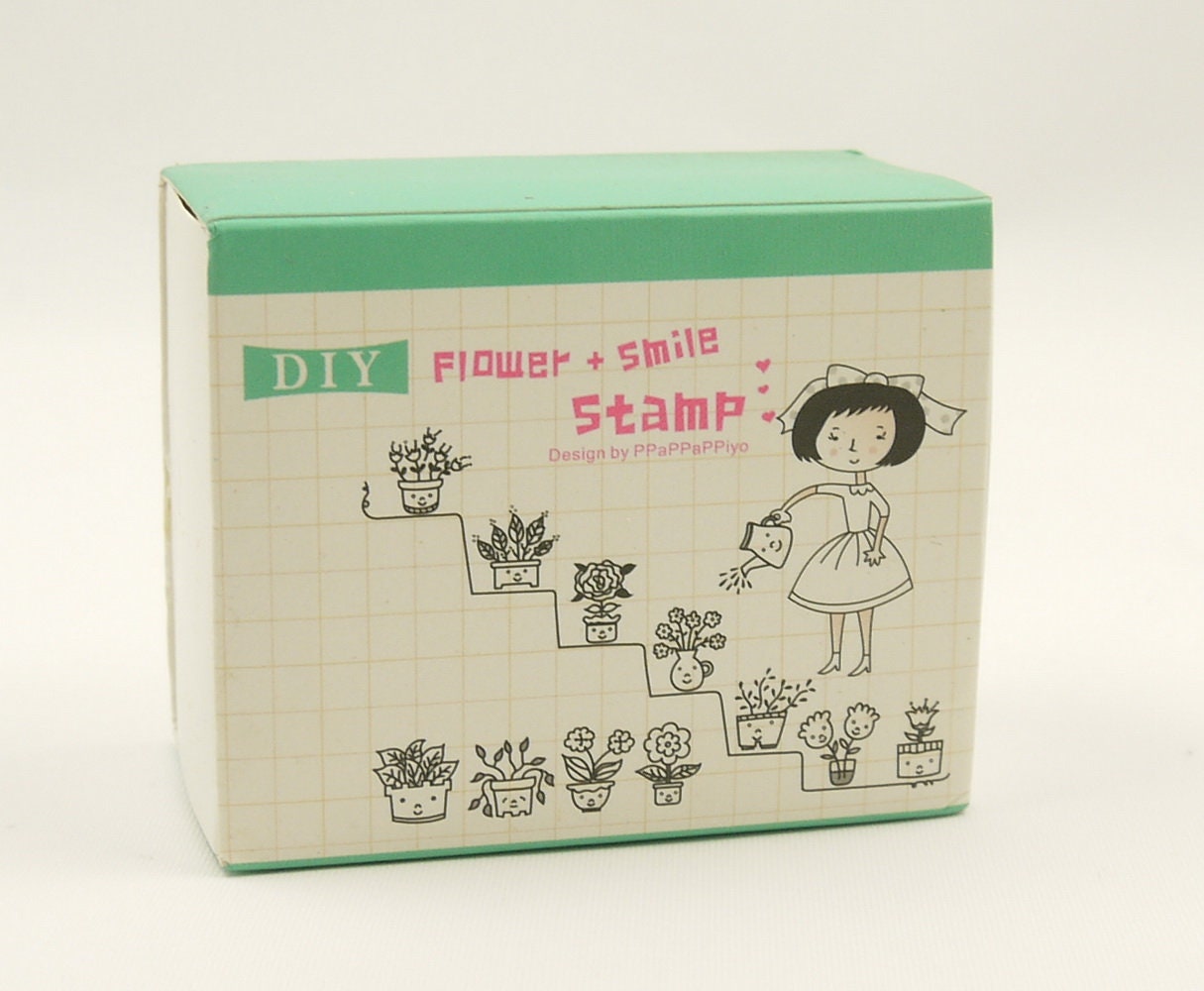 Wooden Rubber Stamp Set DIY Cat Pattern Stamps 12 Pcs | Etsy