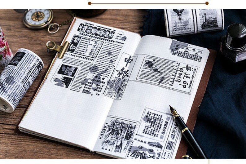 Asian Tabloid Japanese Washi Masking Tape 80mm Wide 5.5 | Etsy