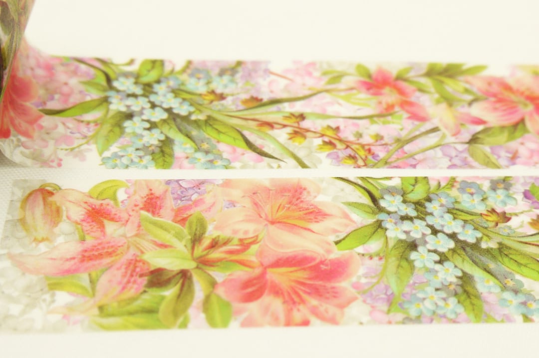 Wallflower - Japanese Washi Masking Tape - 30mm Wide - 11 Yard - Etsy