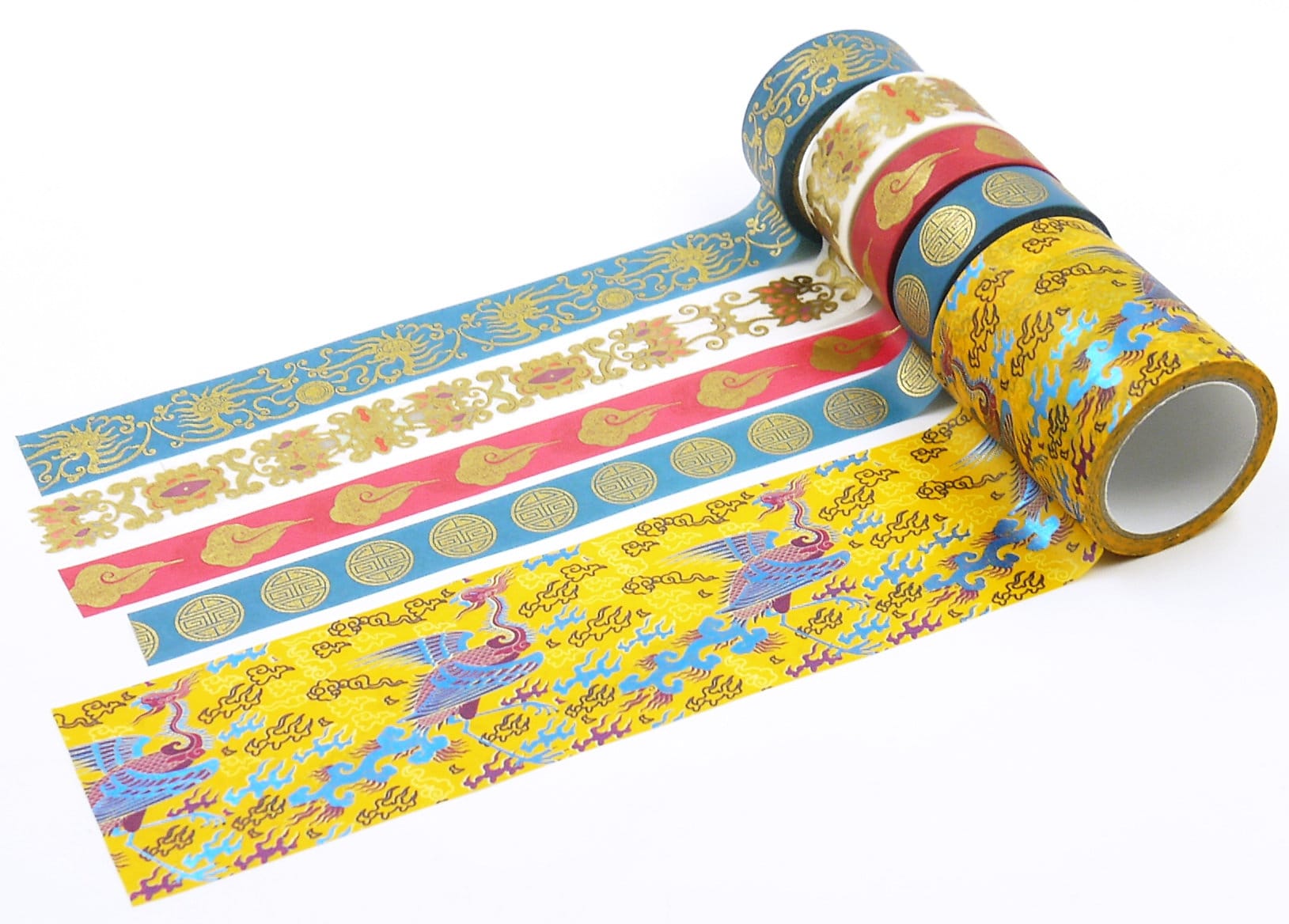 Monarchs Japanese Washi Sticker Tape Set 5.5 Yard 5 | Etsy