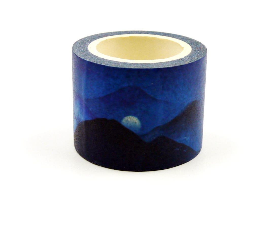 Full Moon - Japanese Washi Masking Tape - 30mm Wide - 5.5 Yard - No ...