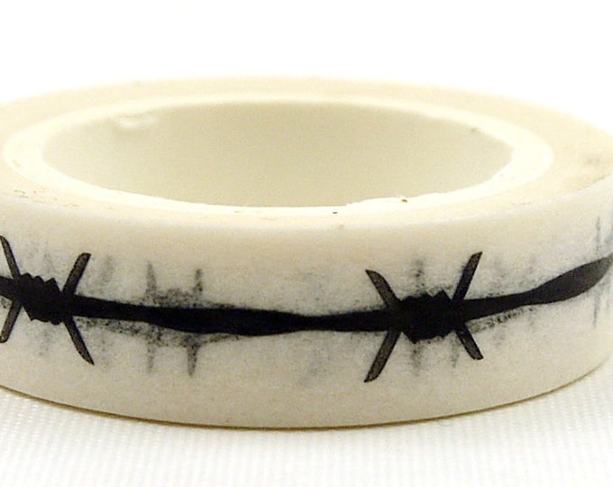 Barbed Wire - Japanese Washi Masking Tape - 10mm Wide - 5.5 Yard - Etsy