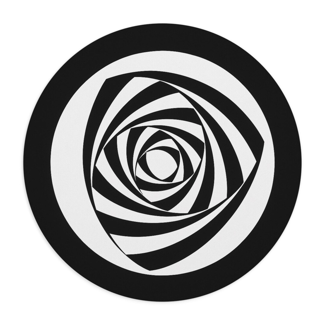Spiral Design Mouse Pad - Unique Desk Accessory, Gift for Gamers ...