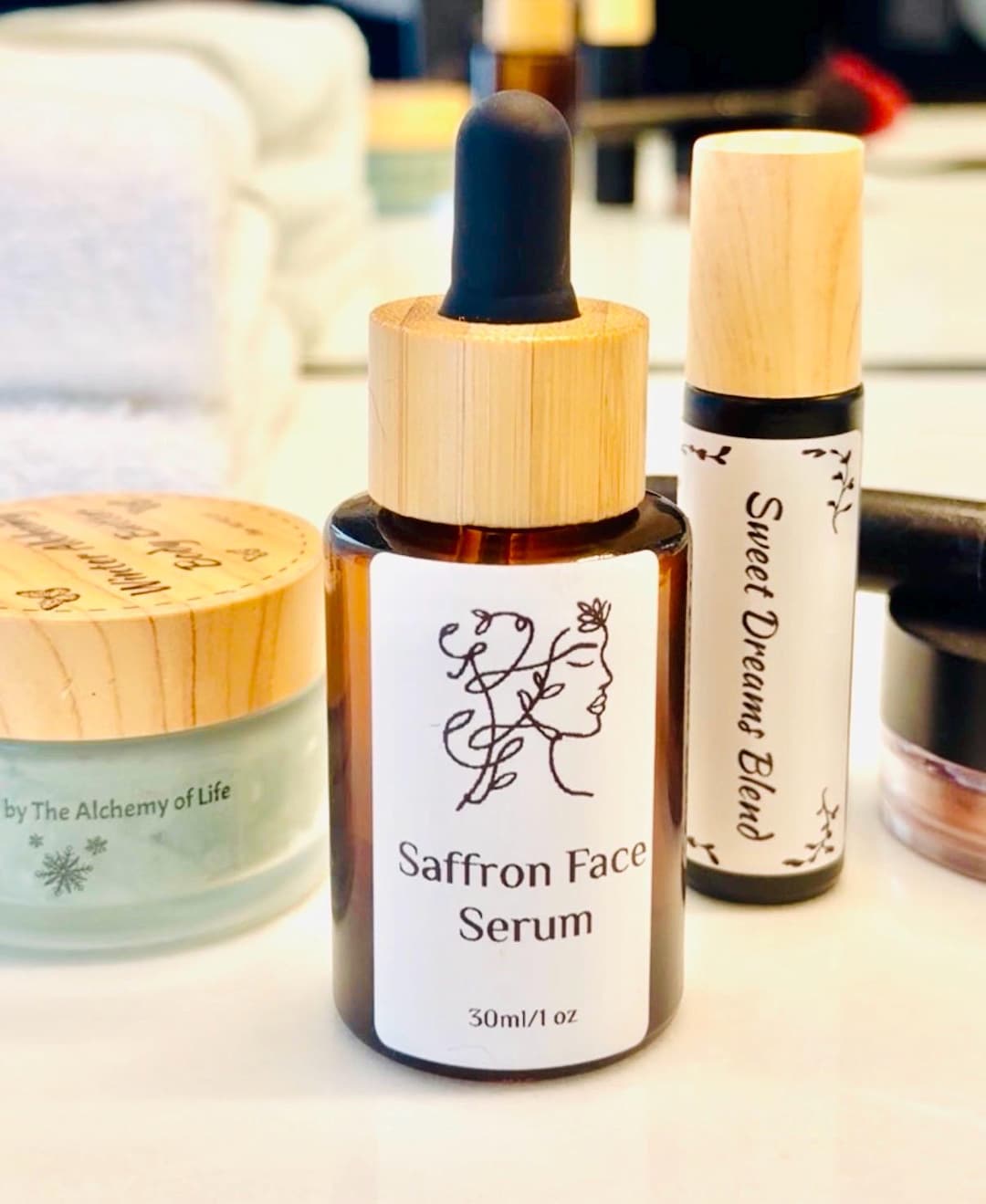 Aurea Luminis | Saffron Face Oil Serum | Solar-infused Botanical Ritual ...