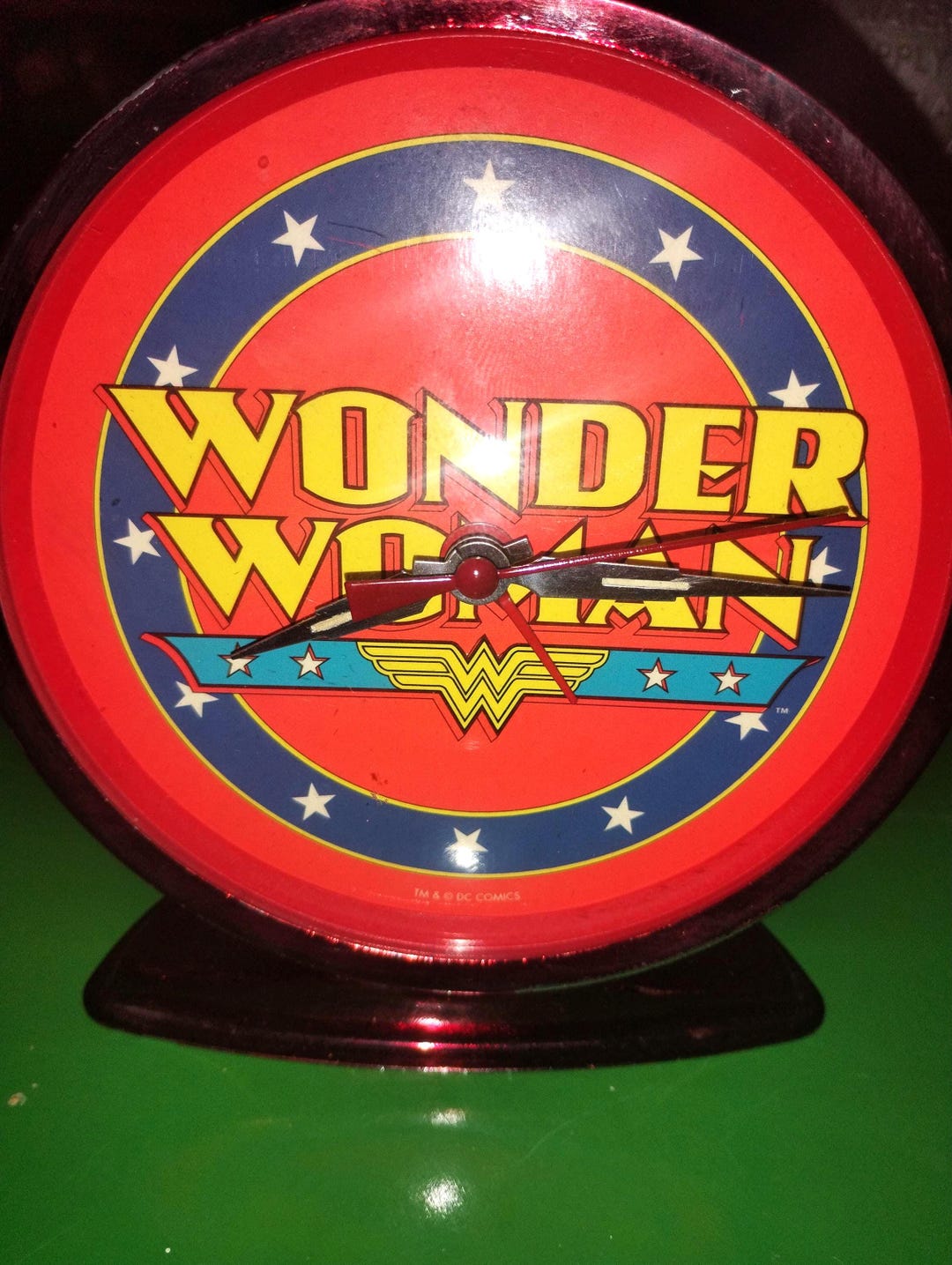 Wonder Woman Metal Wind-up Desk Clock Working - Etsy