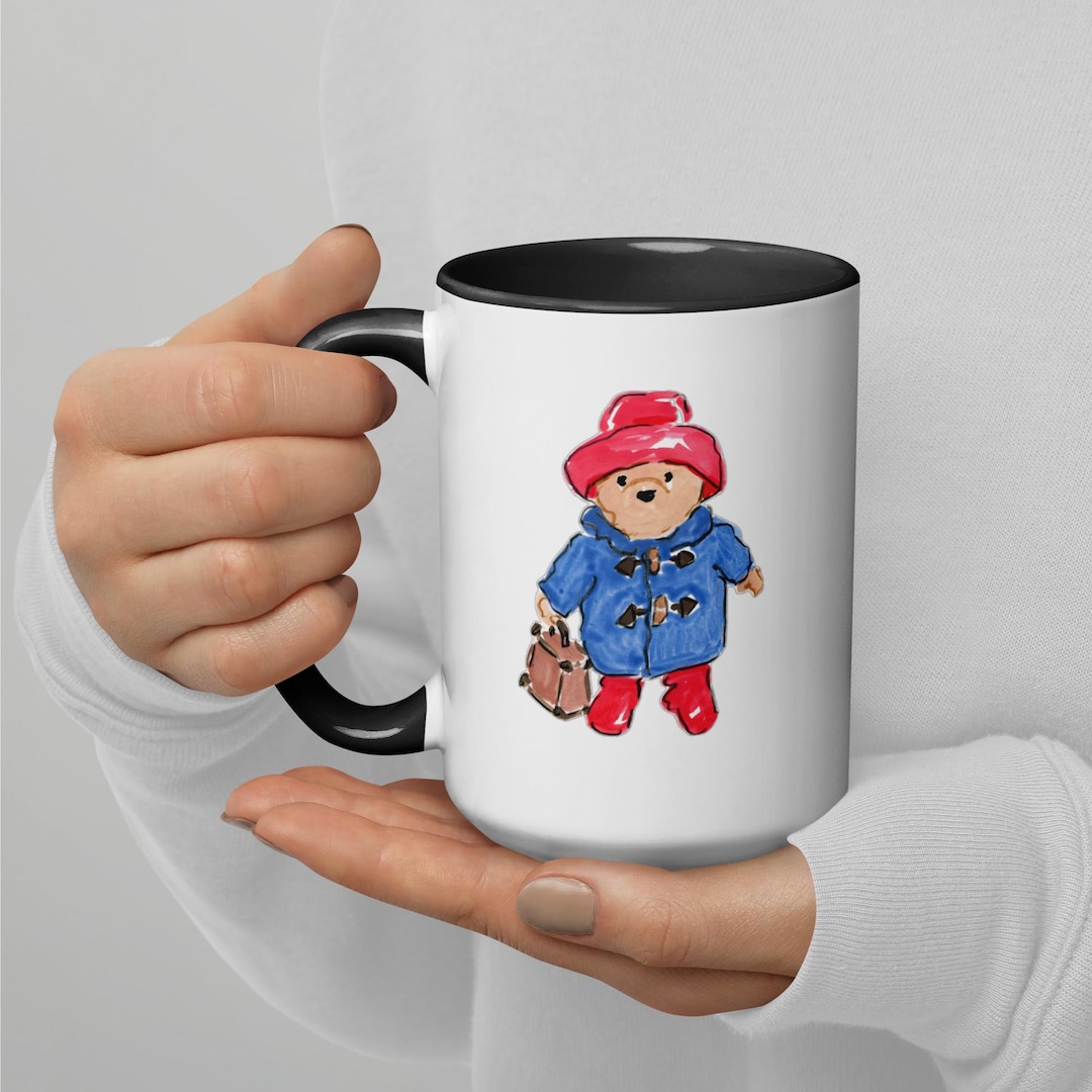 Paddington Bear Mug Two Tone Ceramic Cup Cute Gift Tea Coffee Mug ...
