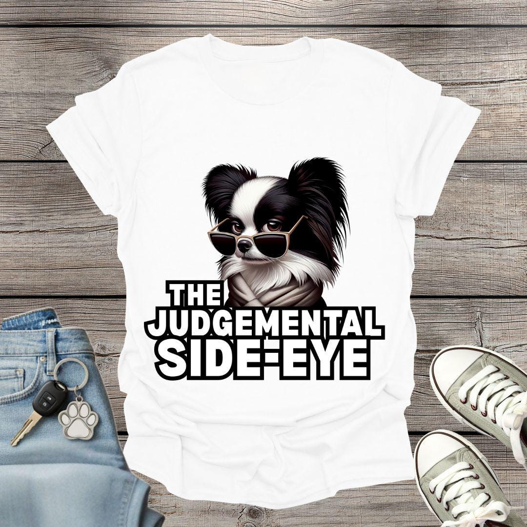 Judgemental Side-eye T-shirt - Etsy
