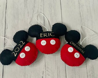 Felt Mickey Mouse | Etsy