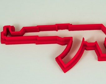 Ak47-inspired Rifle Cookie Cutter | Etsy