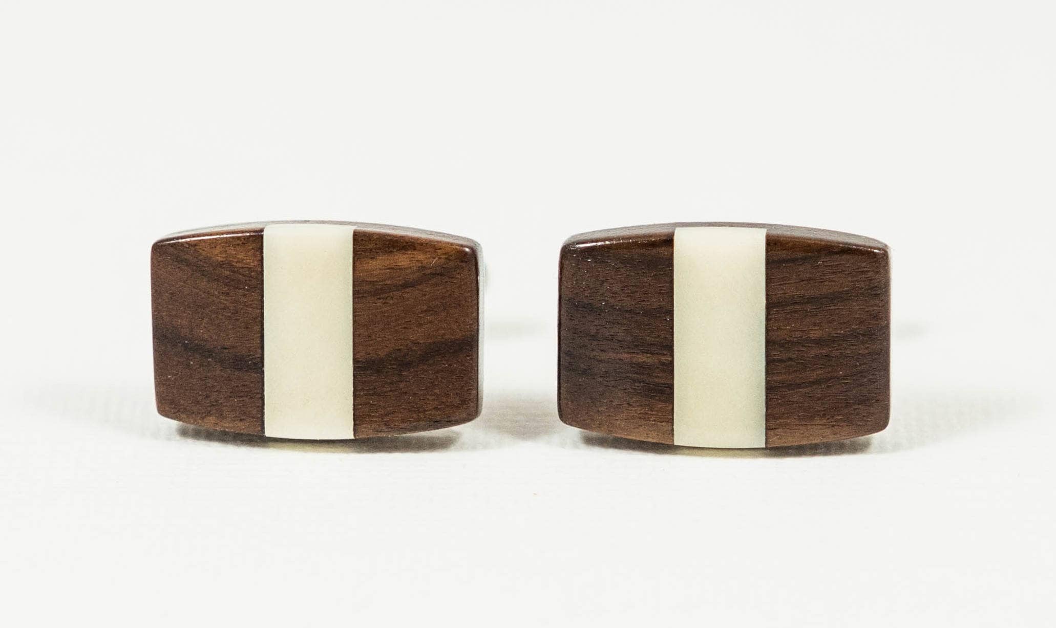 Bolivian Rosewood and Tagua Nut Ivory Cufflinks Accessories - Etsy