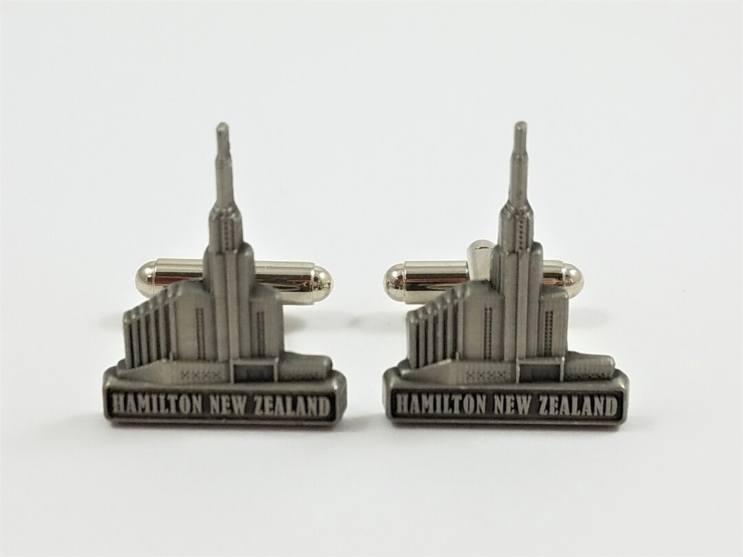 Silver Hamilton New Zealand Temple Cufflinks, Lapel Pins, Tie Bars ...