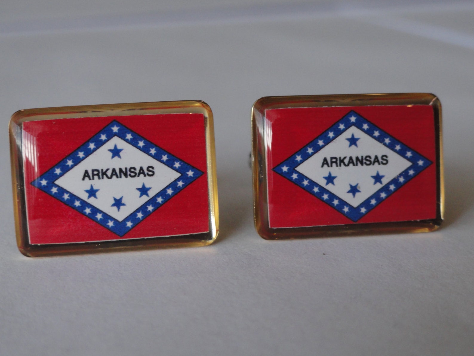 Arkansas State Flag Cufflinks Lapel Pins Tie Bars Earrings - Etsy