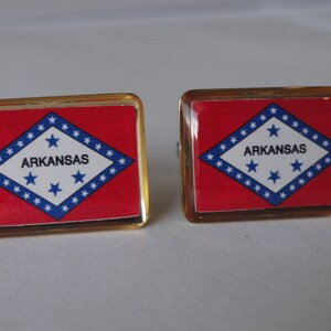 Arkansas State Flag Cufflinks, Lapel Pins, Tie Bars, Earrings, Jewelry ...