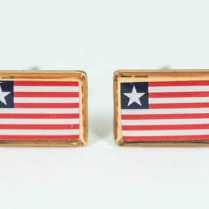 Liberia Flag Cufflinks, Lapel Pins, Tie Bars, Earrings, Jewelry and ...