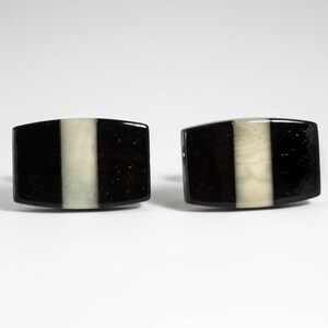 Ebony and Ivory Cufflinks -- Tagua Nut Ivory and Ebony Wood Accessories ...
