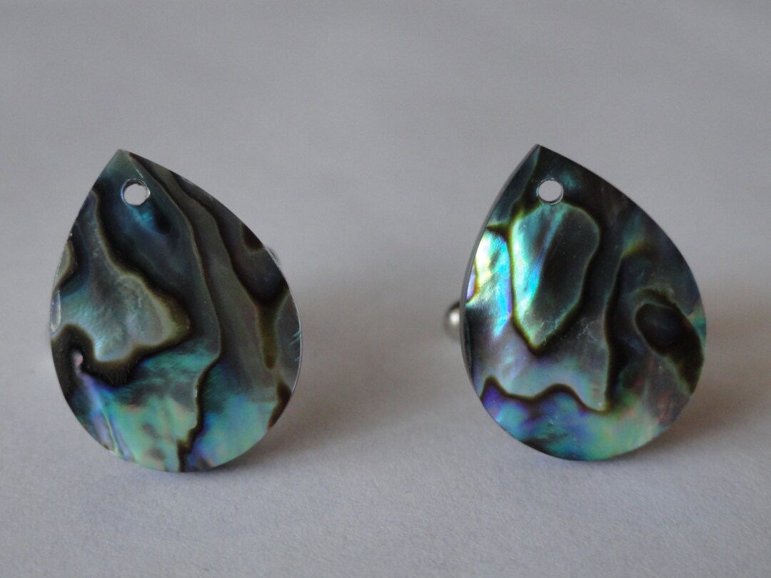 Paua Shell Cufflinks, Lapel Pins, Tie Bars, Earrings, Jewelry and ...