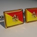 Sicilian Flag Cufflinks, Lapel Pins, Tie Bars, Earrings, Jewelry and ...
