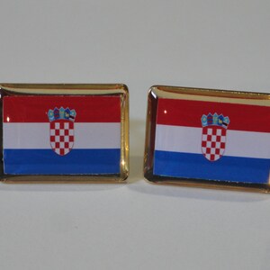 Croatian Flag Cufflinks, Lapel Pins, Tie Bars, Earrings, Jewelry and ...