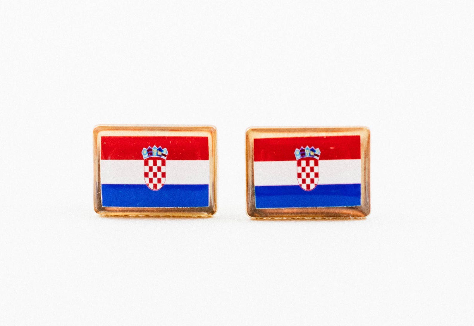 Croatian Flag Cufflinks, Lapel Pins, Tie Bars, Earrings, Jewelry and ...