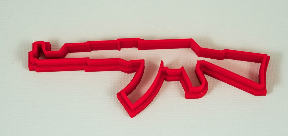 Ak47-inspired Rifle Cookie Cutter - Etsy