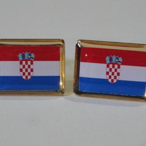 Croatian Flag Cufflinks, Lapel Pins, Tie Bars, Earrings, Jewelry and ...