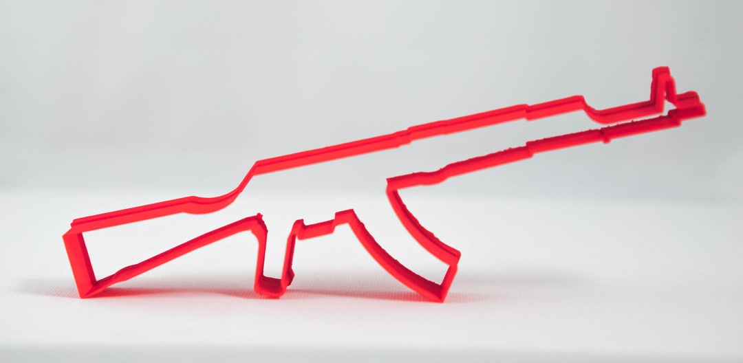 Ak47-inspired Rifle Cookie Cutter - Etsy
