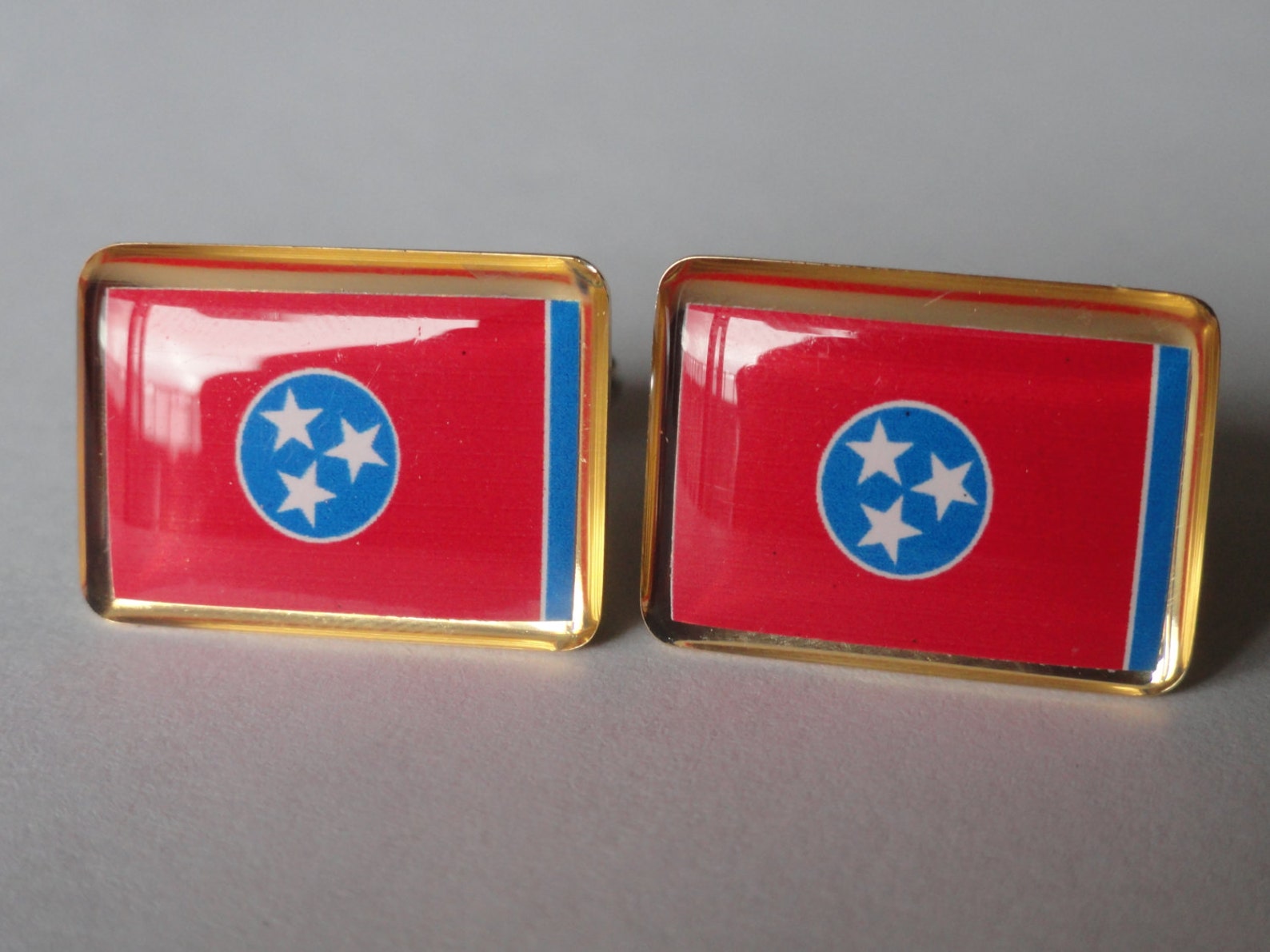Tennessee State Flag Cufflinks, Lapel Pins, Tie Bars, Earrings, Jewelry ...