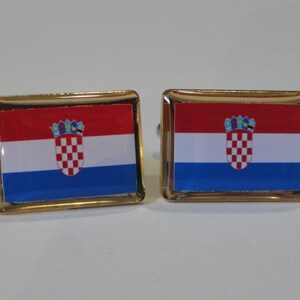 Croatian Flag Cufflinks, Lapel Pins, Tie Bars, Earrings, Jewelry and ...