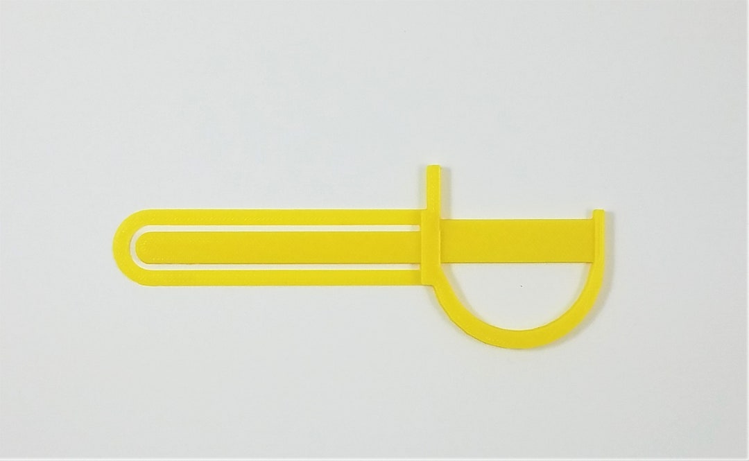 Sword 3D Printed Bookmark--rapier Cutlass Basket Hilted - Etsy