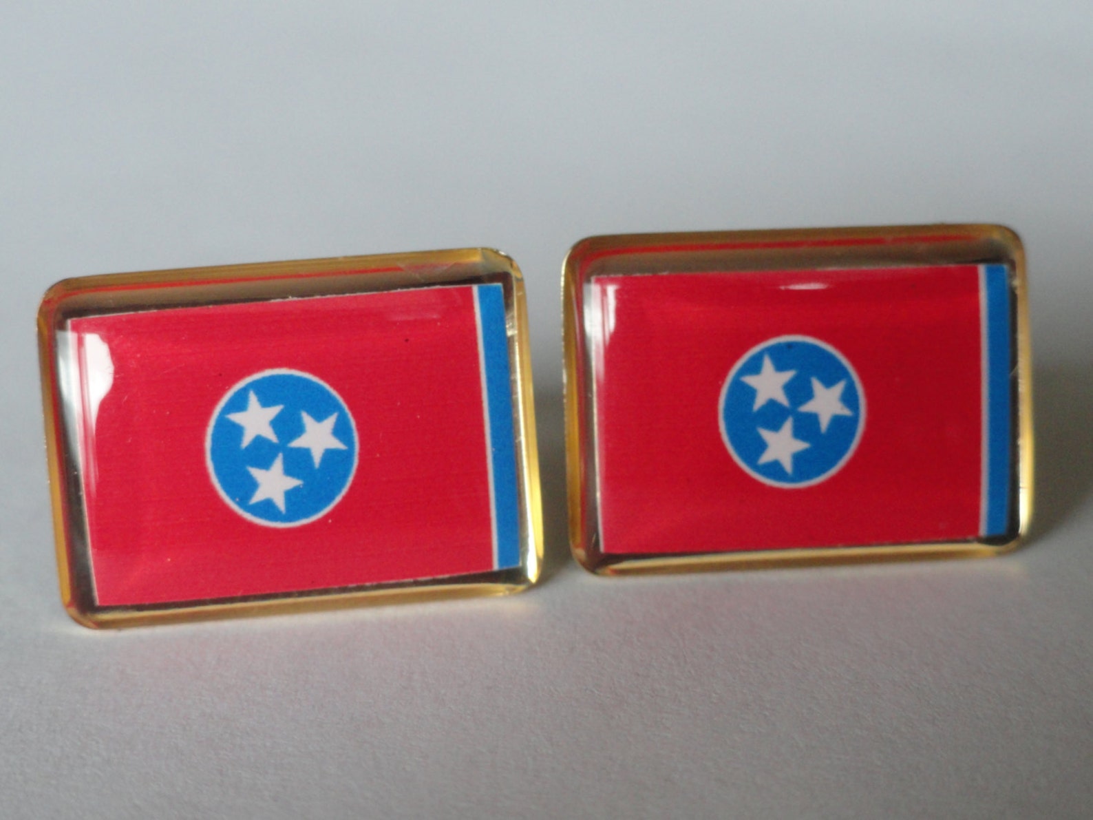 Tennessee State Flag Cufflinks, Lapel Pins, Tie Bars, Earrings, Jewelry ...