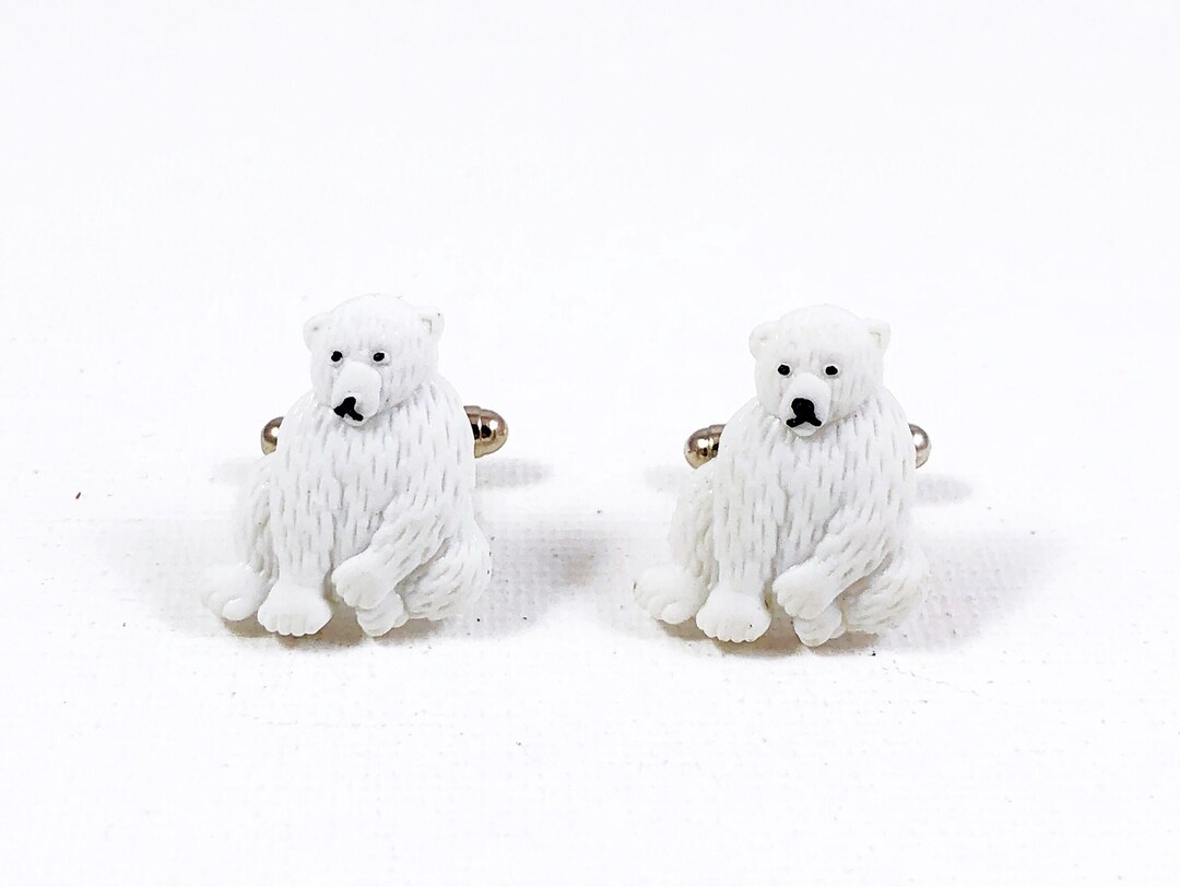 Polar Bear Cufflinks, Lapel Pins, Tie Bars, Earrings, Jewelry and ...