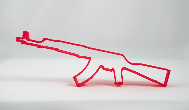 Ak47-inspired Rifle Cookie Cutter - Etsy