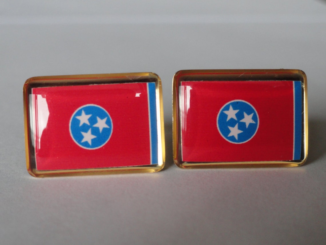 Tennessee State Flag Cufflinks Lapel Pins Tie Bars - Etsy