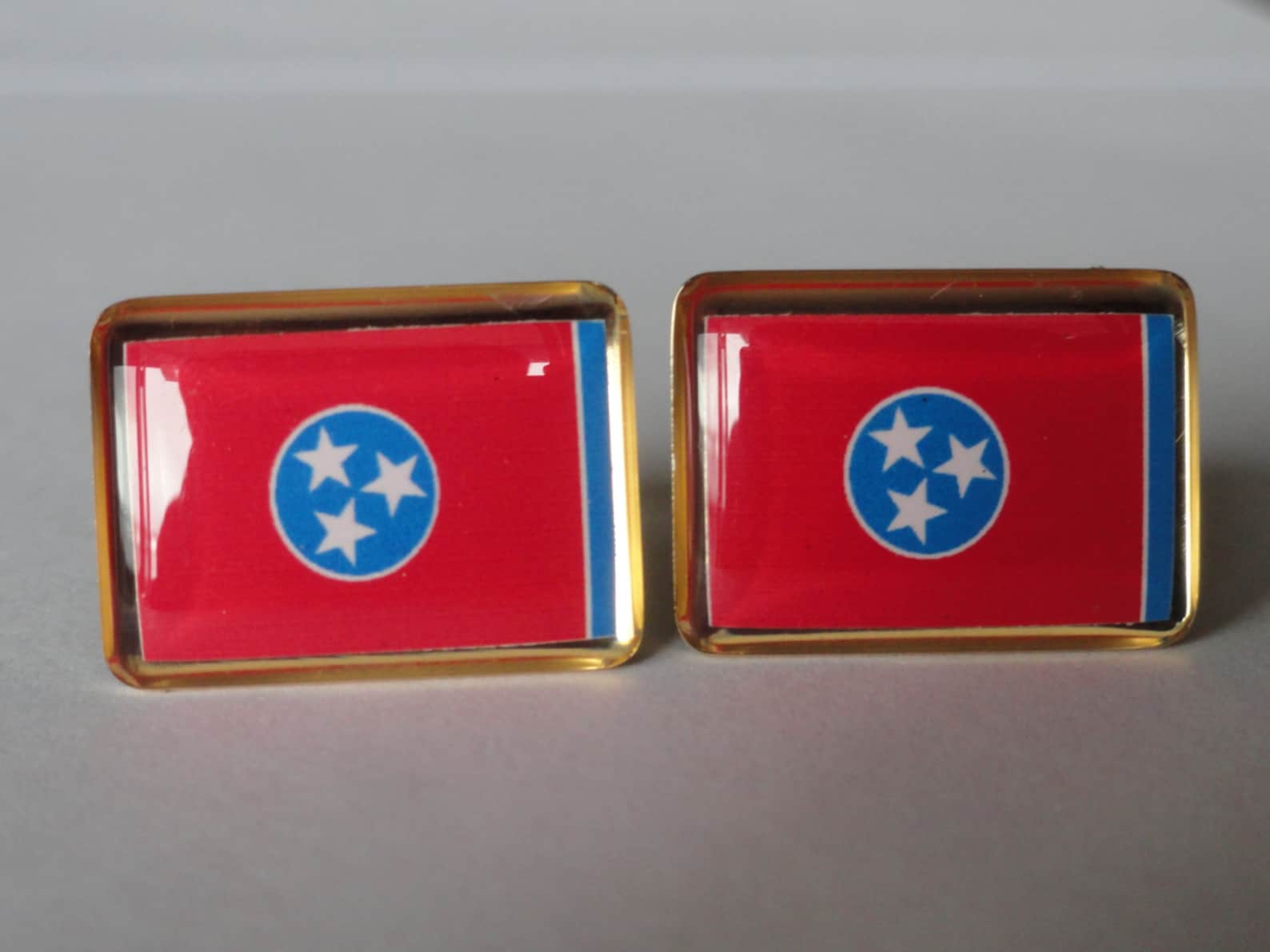 Tennessee State Flag Cufflinks, Lapel Pins, Tie Bars, Earrings, Jewelry ...