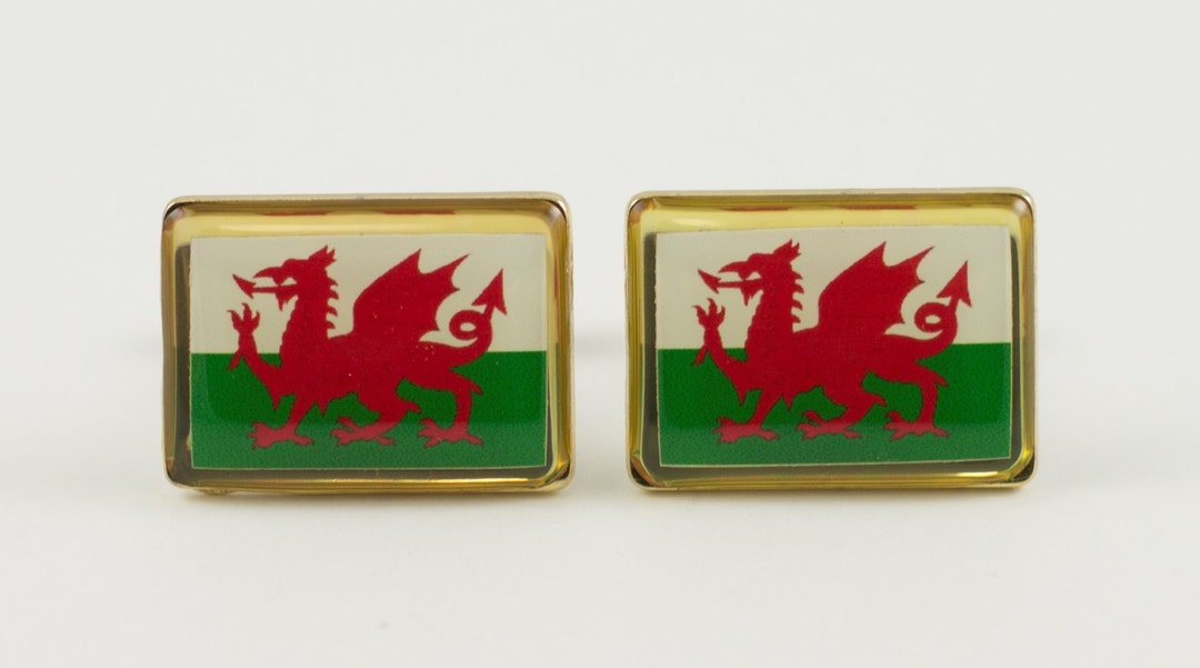 Welsh Flag Cufflinks, Lapel Pins, Tie Bars, Earrings, Jewelry and ...