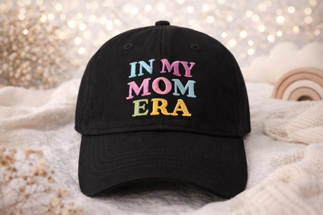 Custom Embroidered in My Mom Era Hat, Colorful Mom Baseball Cap, Mother ...