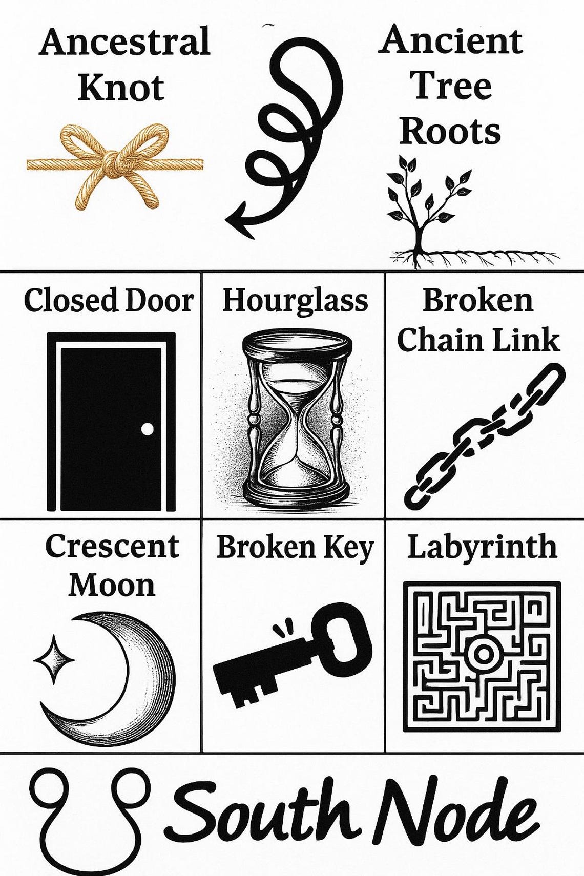 South Node Astrology Guide | Karmic Lessons & Past-life Symbol Meanings ...