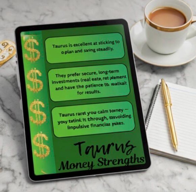 Taurus Money Strength Flyer | Zodiac Signs & Astrology Meanings | Birth ...