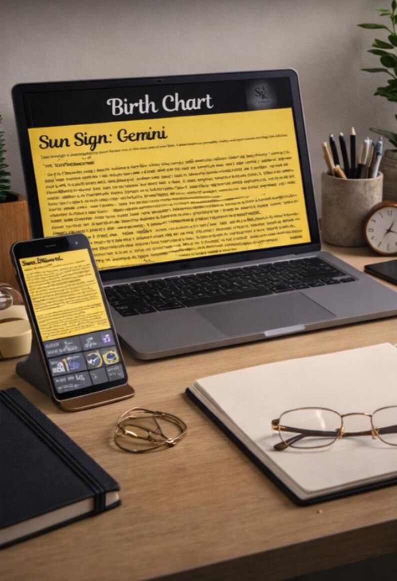 Gemini Sun Sign Astrology Printable PDF Download - Etsy