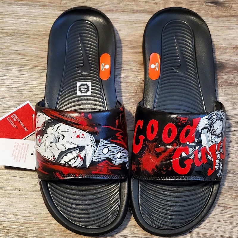 Nike Slides Custom - Etsy