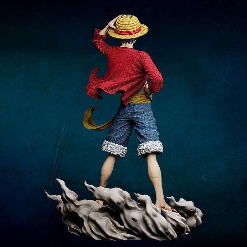 Pirate Captain STL: 3D Printable Statue for Collectors (digital ...