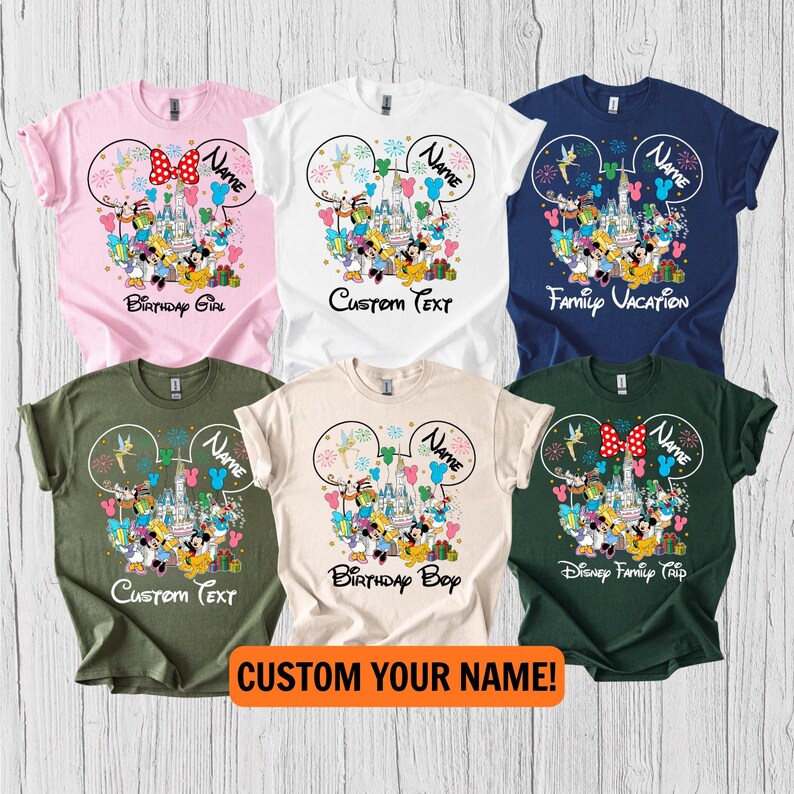 Personalized Disney Trip 2026 Sweatshirt, Custom Disney Sweatshirt ...