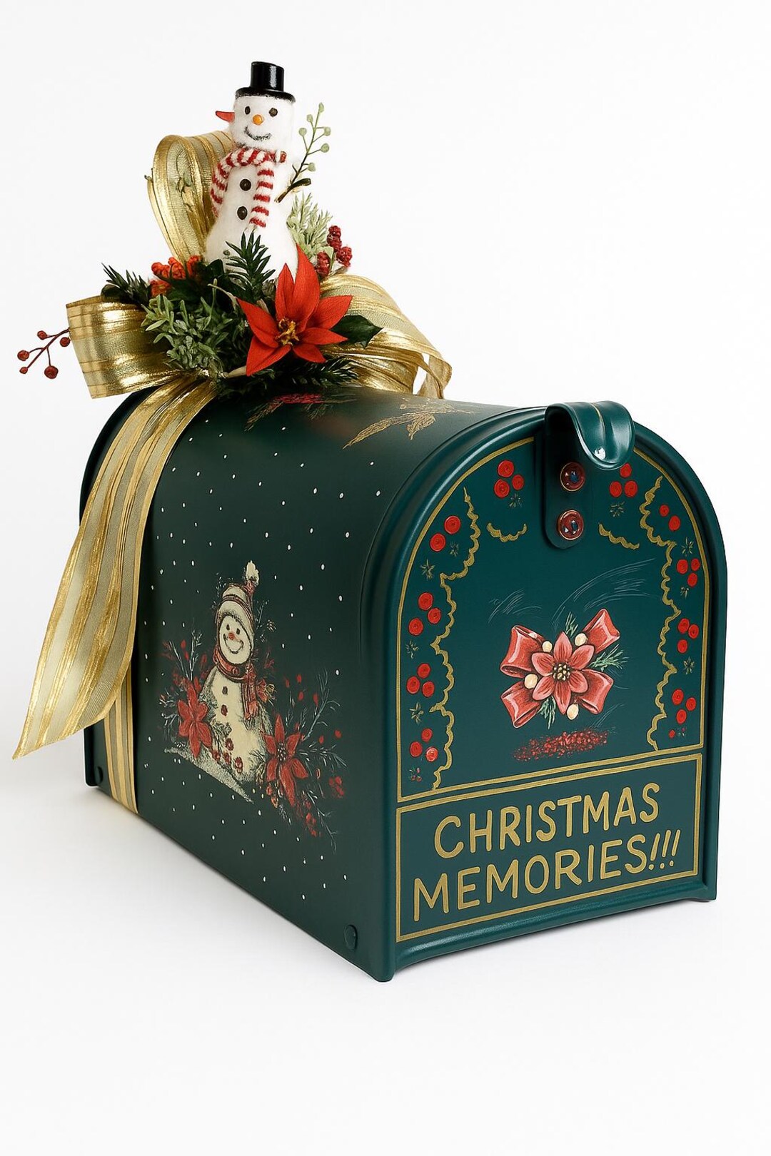 Mailbox – Christmas Mailbox – Santa Mailbox – Holiday Mailbox Decor ...