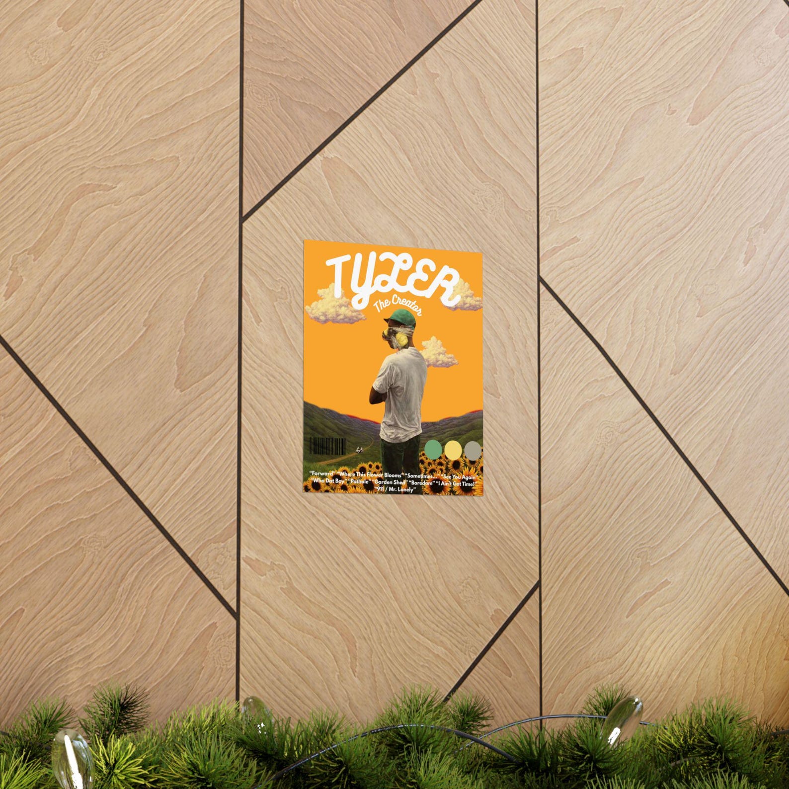Tyler the Creator Poster, Flower Boy, Modern Art Print, Tyler the ...