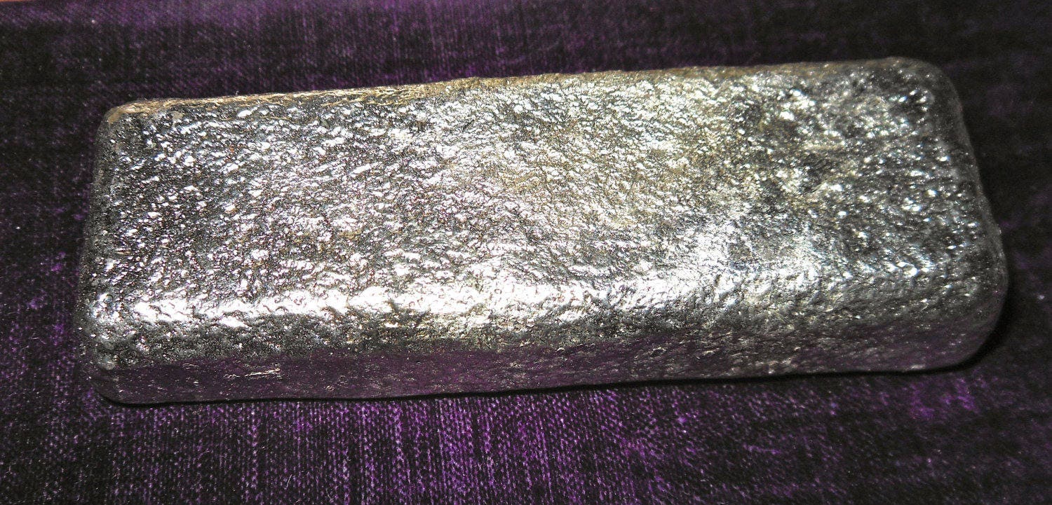Pewter Casting Ingot Lead Free 4 Ingots Approx. 2lbs - Etsy